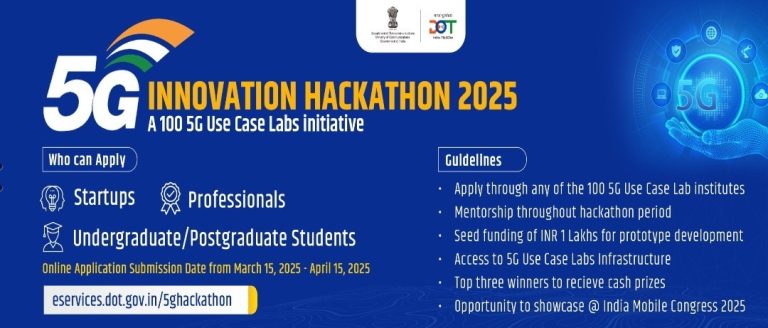 DoT announces launch of 5G Innovation Hackathon 2025