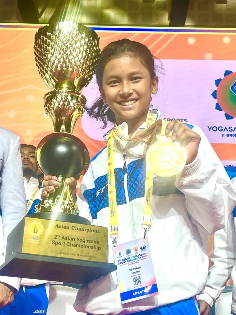 দিল্লীত অনুষ্ঠিত এছিয়া যোগাসন ক্রীড়াত মৰিগাঁৱৰ স্পৃহা ঋষি কাশ্যপৰ ...