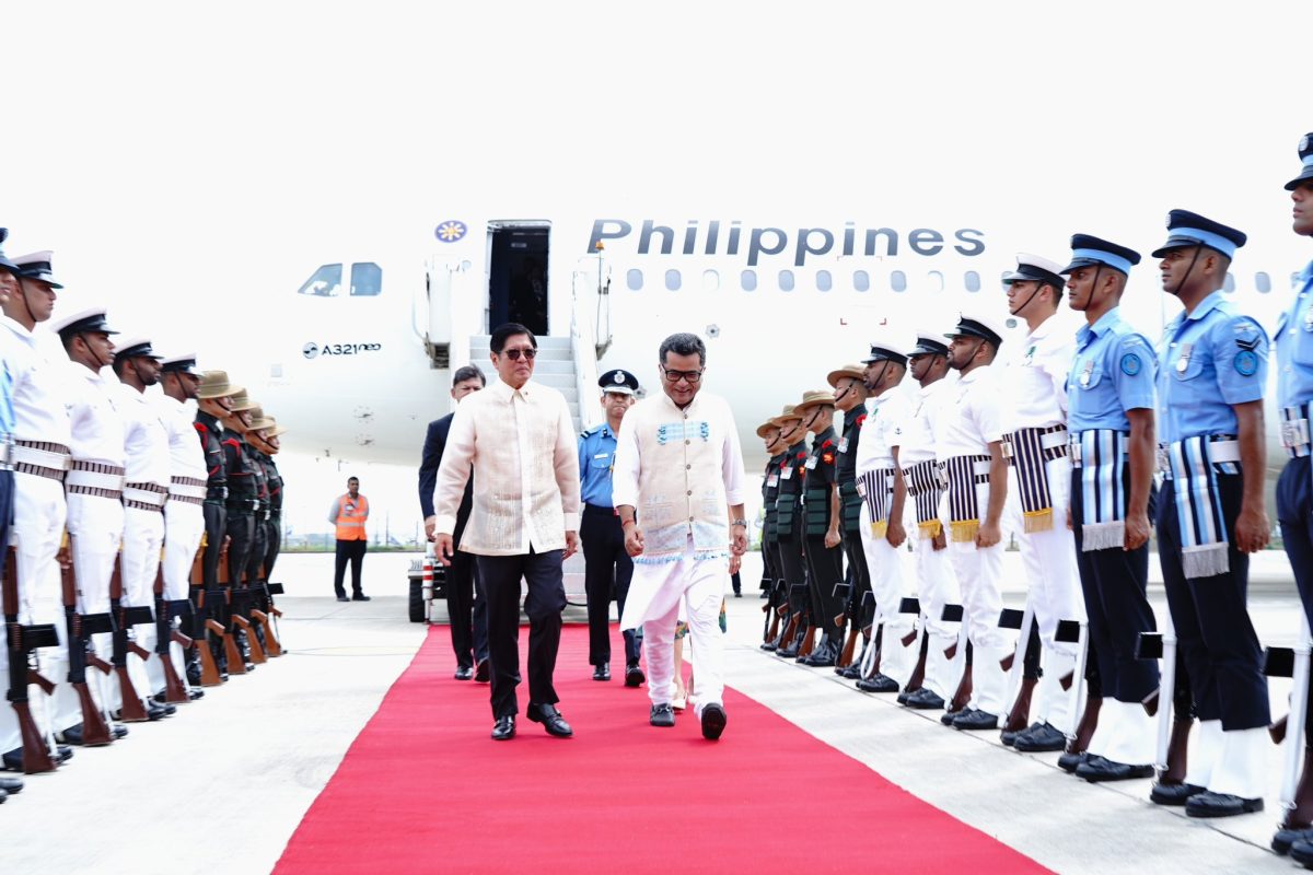 Philippine President Ferdinand Marcos Jr. Arrives in New Delhi for Five-Day Visit