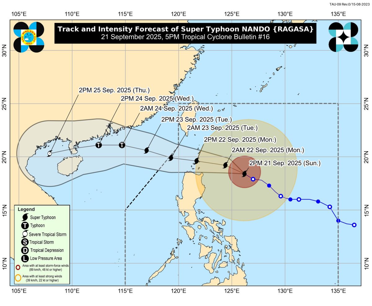 Super Typhoon Ragasa makes landfall over Panuitan Island in Philippines