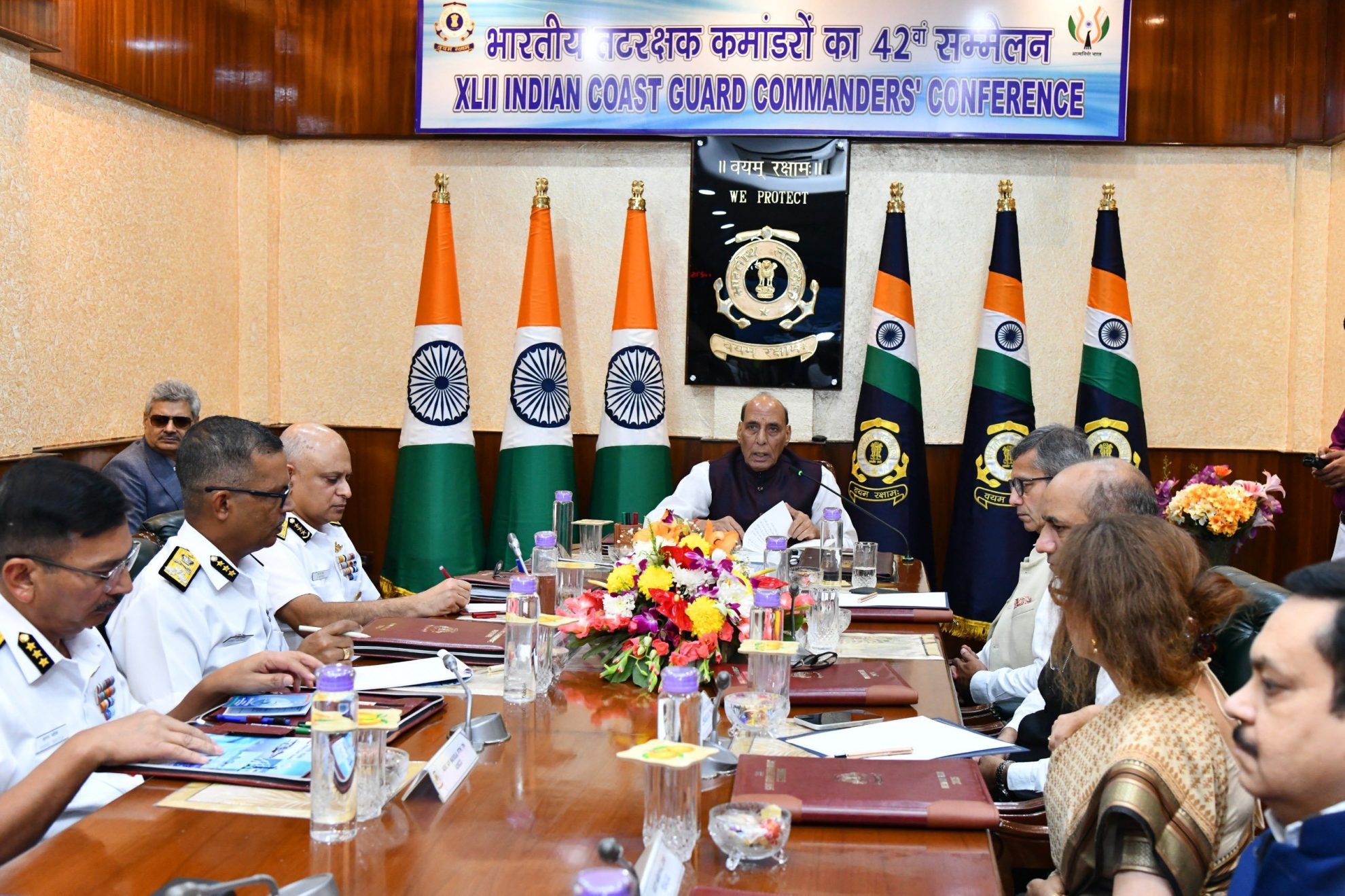 Defence Minister lauds crucial role of Coast Guards in addressing ...