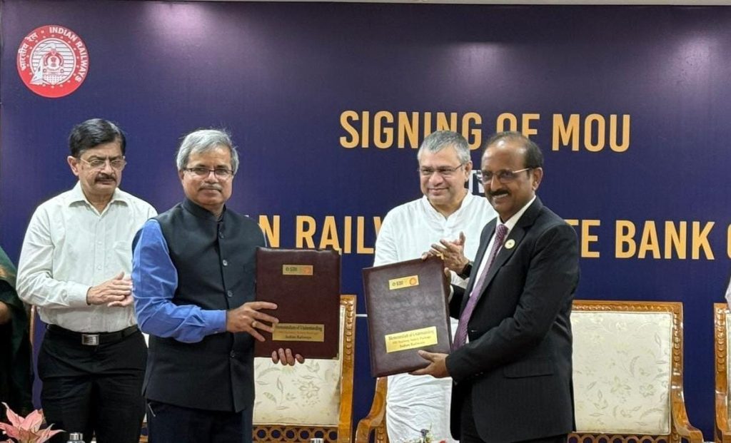 Railways sign MoU with SBI for enhanced insurance benefits to its employees