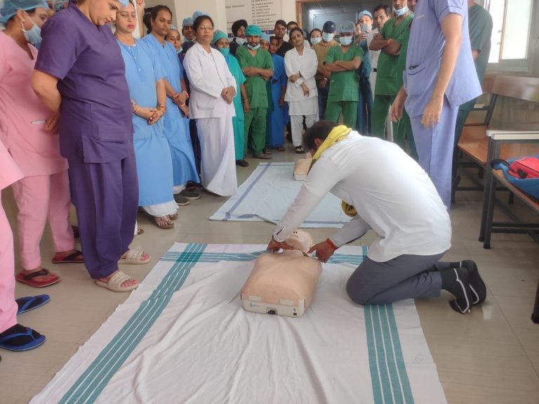 JIPMER Puducherry Conducts CPR Awareness Camp During National CPR Week