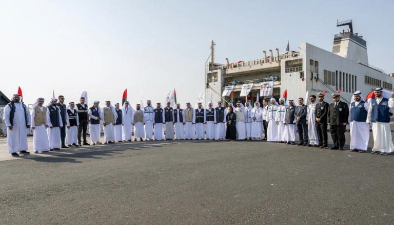 UAE Humanitarian Ship Sets Sail for Gaza with 7,200 Tonnes of Relief ...