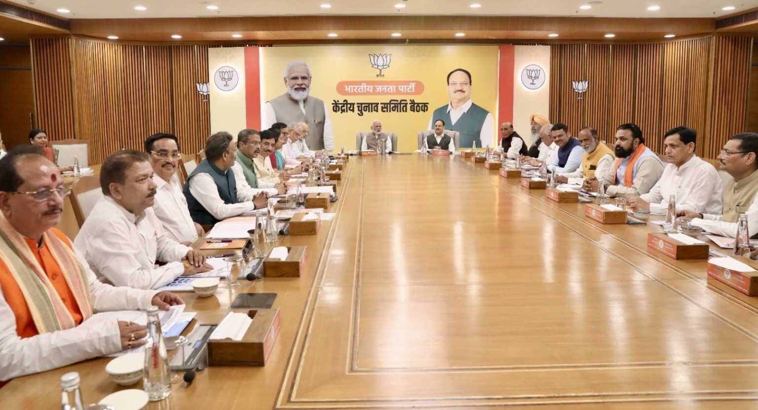 BJP’s CEC Meets in New Delhi after NDA Announces Its Seat Sharing Formula for Bihar Polls