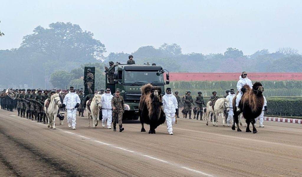 Indian Army animal contingent to march on Kartavya Path during Republic ...