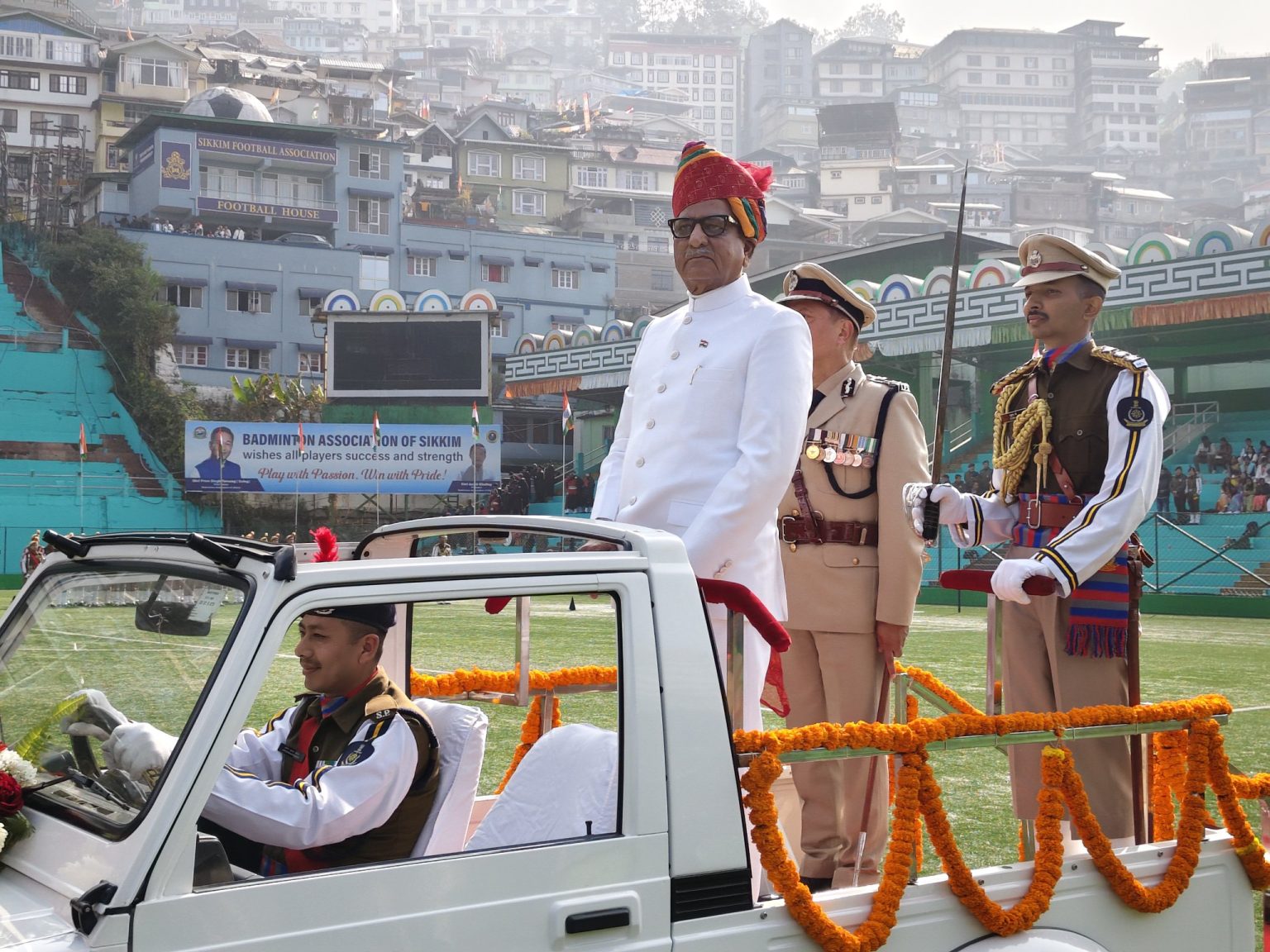 Sikkim celebrates 77th Republic Day at Palzor Stadium, Gangtok | DD ...