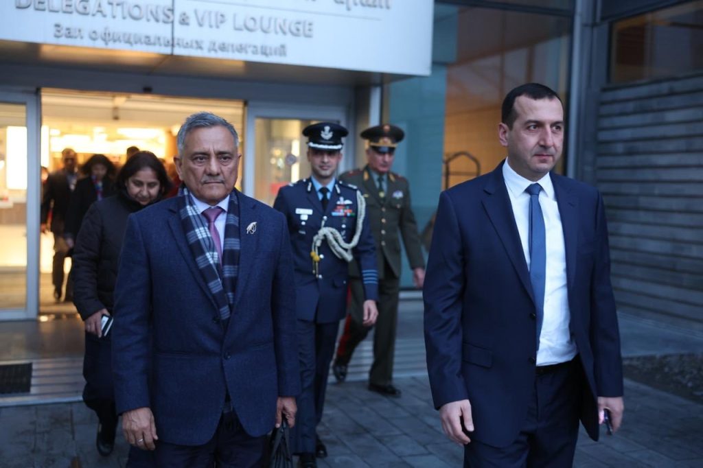 CDS General Anil Chauhan arrives in Armenia for four | DD News On Air